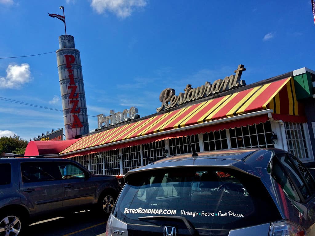 Prince Pizzeria Restaurant – Route 1 Saugus MA – Since 1961 – Retro Roadmap
