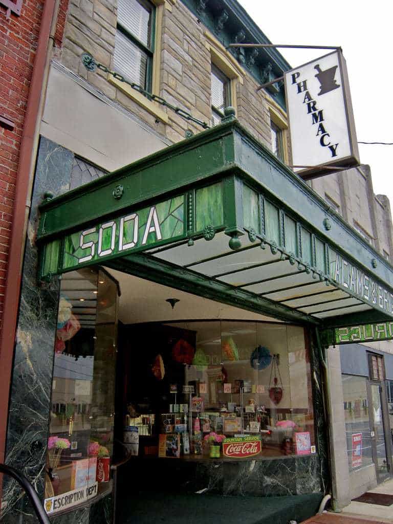 Adams & Bright – A Classic Soda Fountain in a Pharmacy [Retro Roadmap ...