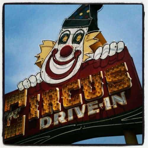 I’m With The Clown- Circus Drive-In Wall Twp NJ – Retro Roadmap