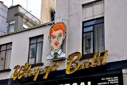 Dublin Ireland’s Why Go Bald Neon Sign – Retro Roadmapping Across The ...